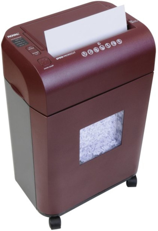Royal SF910 Micro-Cut Paper Shredder (Burgundy) - CopyFaxes