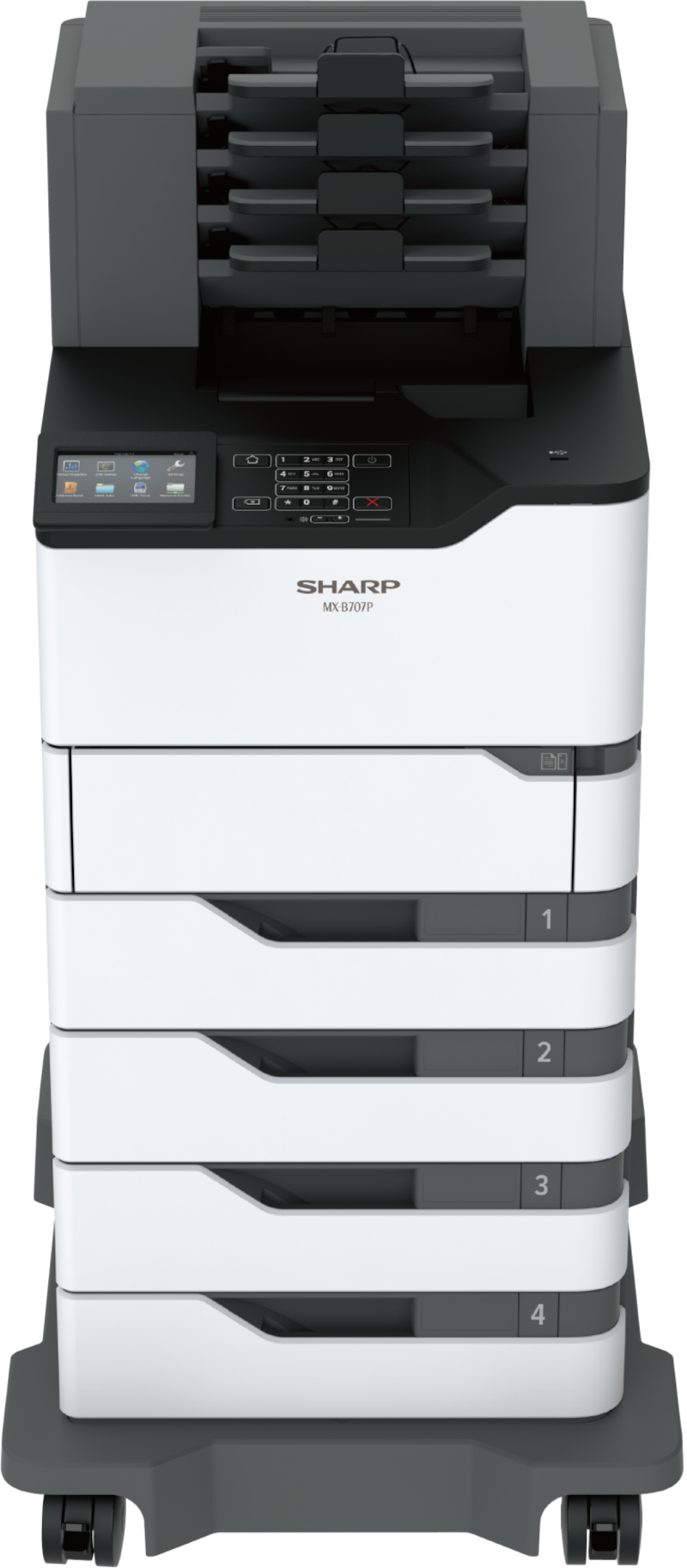 Sharp MX-B707P Black and White Printer - CopyFaxes